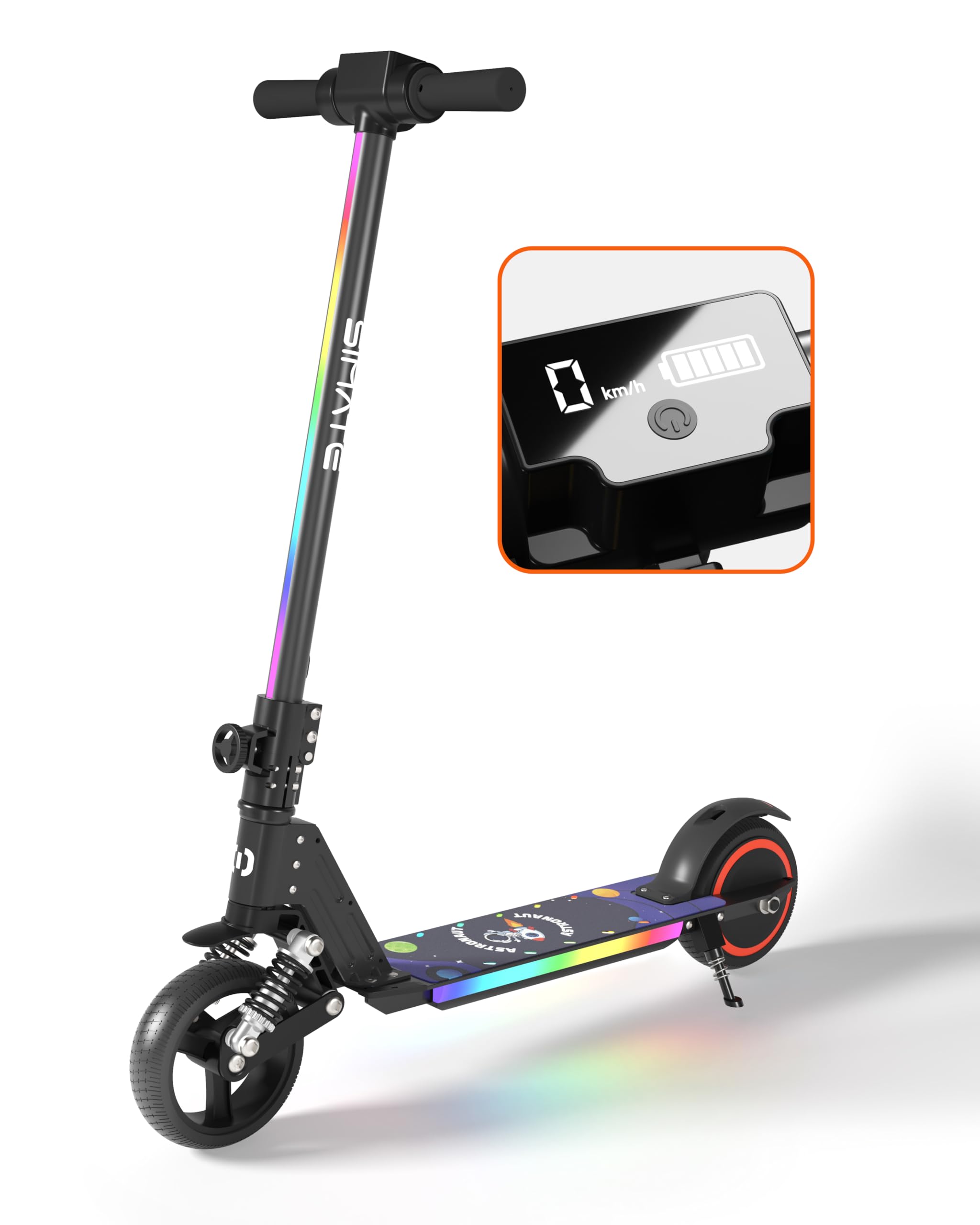 Amazon.com : SIMATE Electric Scooter for Kids, Motorized E-Scooters ...