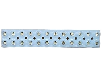 12 Ways PVC Terminal Connector Strip Electric Barrier Strip Dual Row ...