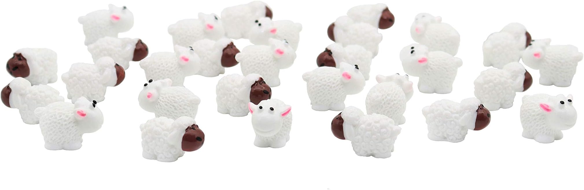 Amazon.com: Blossom Bucket Sheep Figurines Bundle of 2 Items-Set of 3 ...