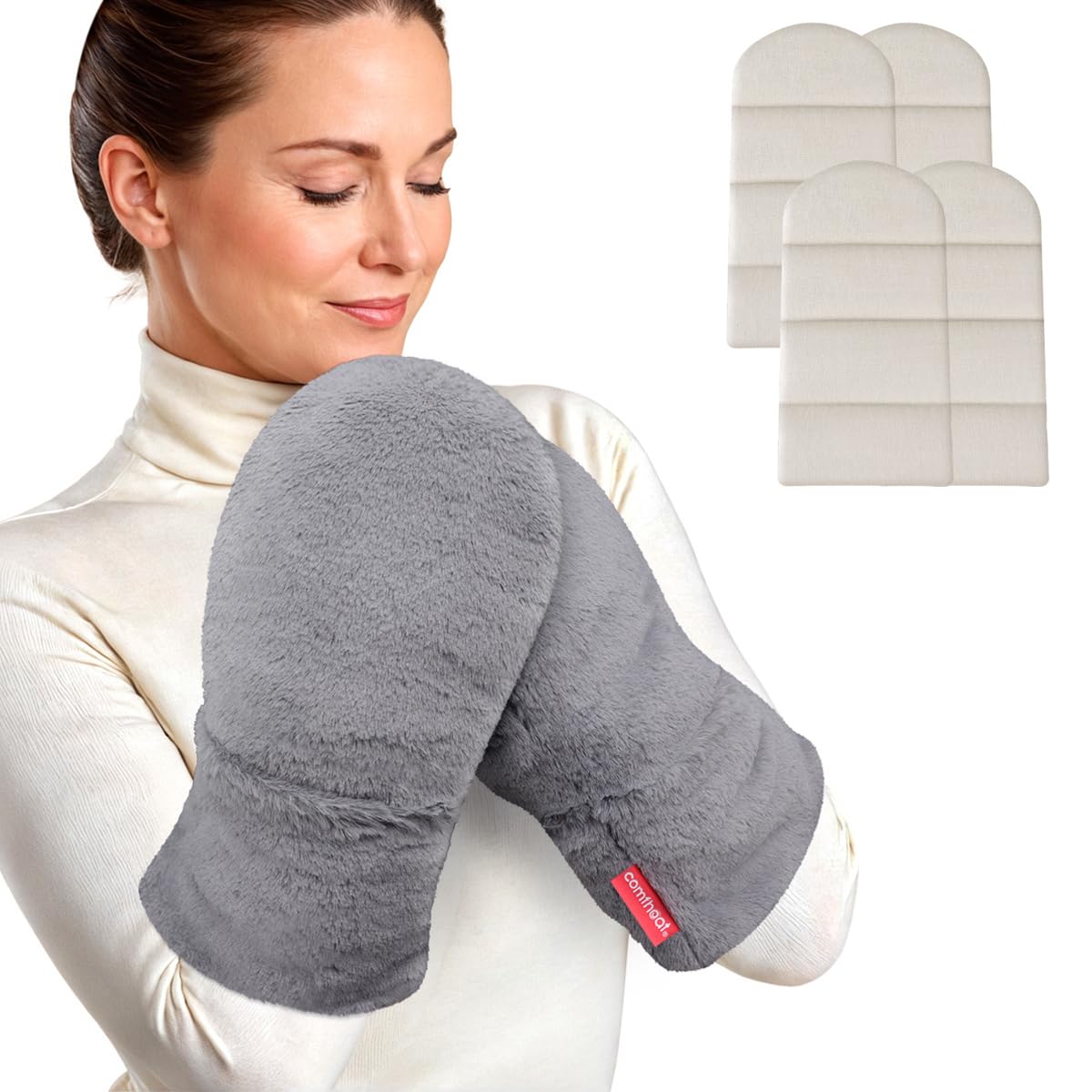 Comfheat Microwavable Heating Mittens for Hand and Fingers to Relieve ...