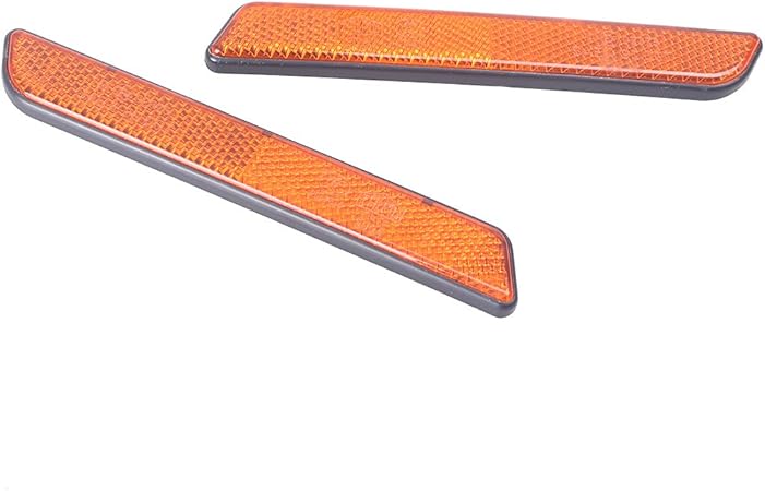 GZYF Motorcycle Side Reflector, Pair Front Fork Leg Reflectors Side ...