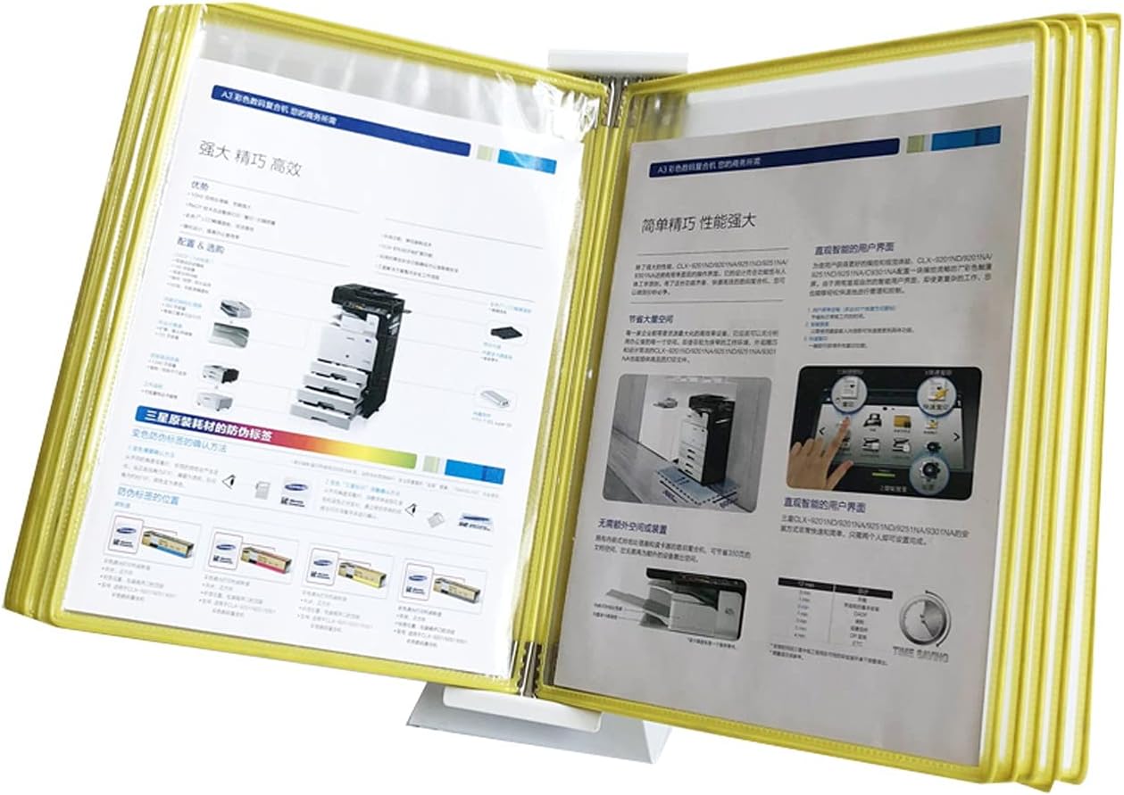 Amazon.com: Desktop Reference System Small, 10 Panels, Holds 20 Sheets ...