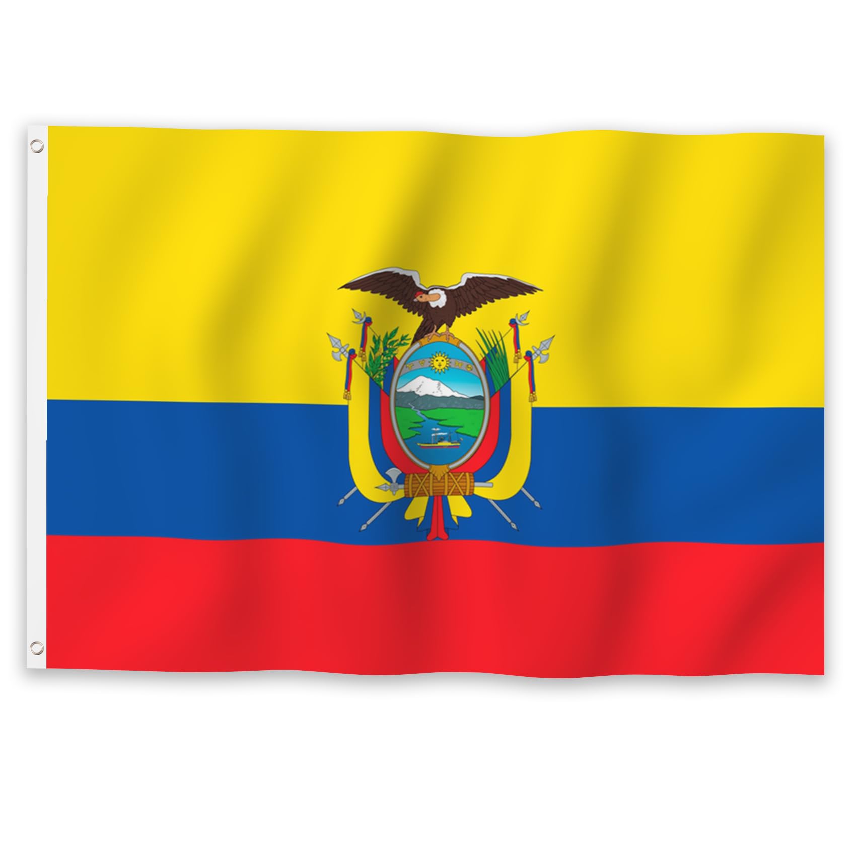 Snapklik.com : YongFoto Ecuadorian Flag 6x10ft Republic Of Ecuador ...