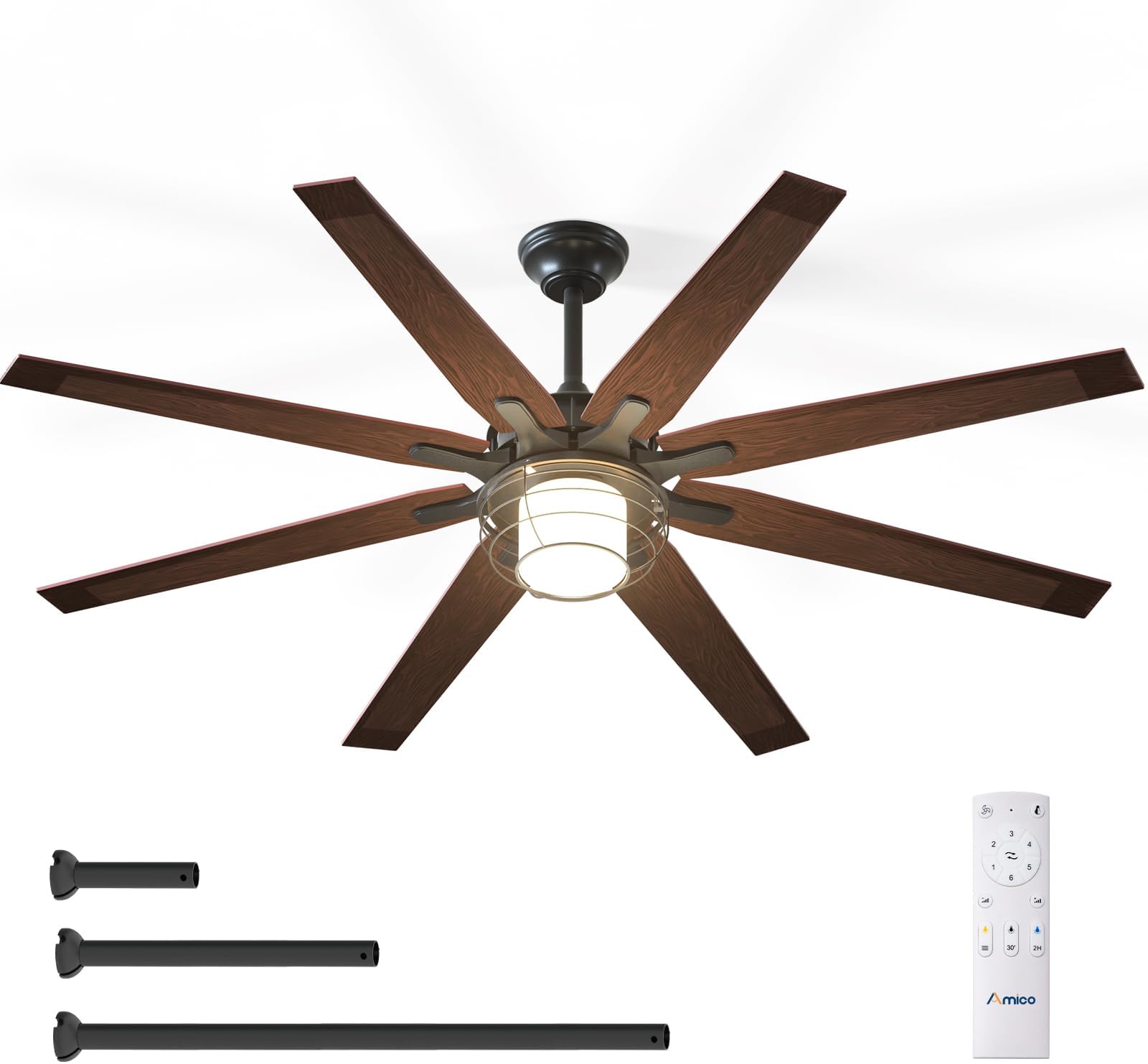 Altura II 68 in. Indoor Bronze Ceiling Fan with Remote Control - Amazon.com
