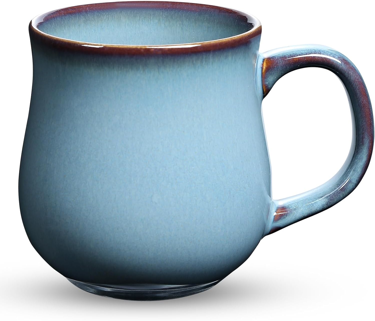 16 Oz Large Ceramic Coffee Mug with Big Handle, Nepal | Ubuy