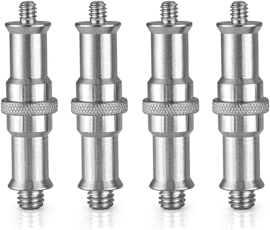 Amazon.com: Baglaum 4 Pieces Standard 1/4 to 3/8 Inch Metal Male ...