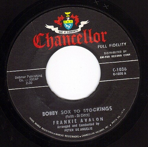 Frankie Avalon - Bobby Sox To Stockings/A Boy Without A Girl (VG+ PS ...
