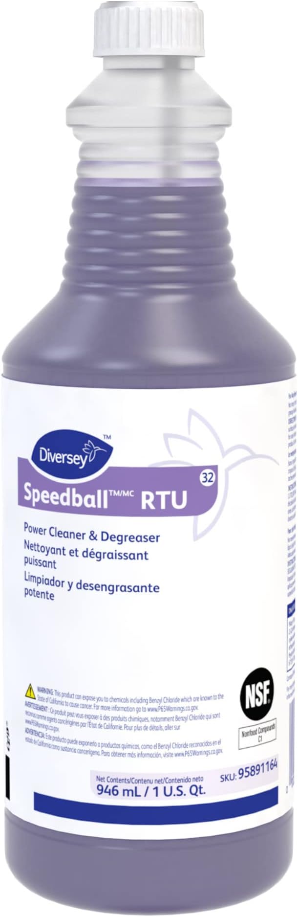 Amazon.com: Diversey 95891164 Speedball 2000 Heavy-Duty Cleaner Citrus ...