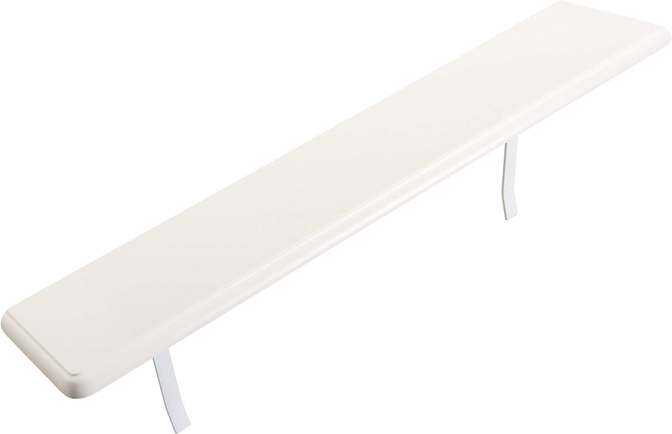 2 x Radiator shelf brackets ‘Kinga’ adjustable height, White, Czyz ...