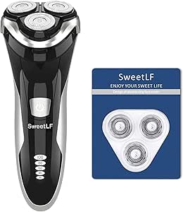 SweetLF Electric Razor for Men Rechargeable Wet and Dry Shaver IPX7 ...