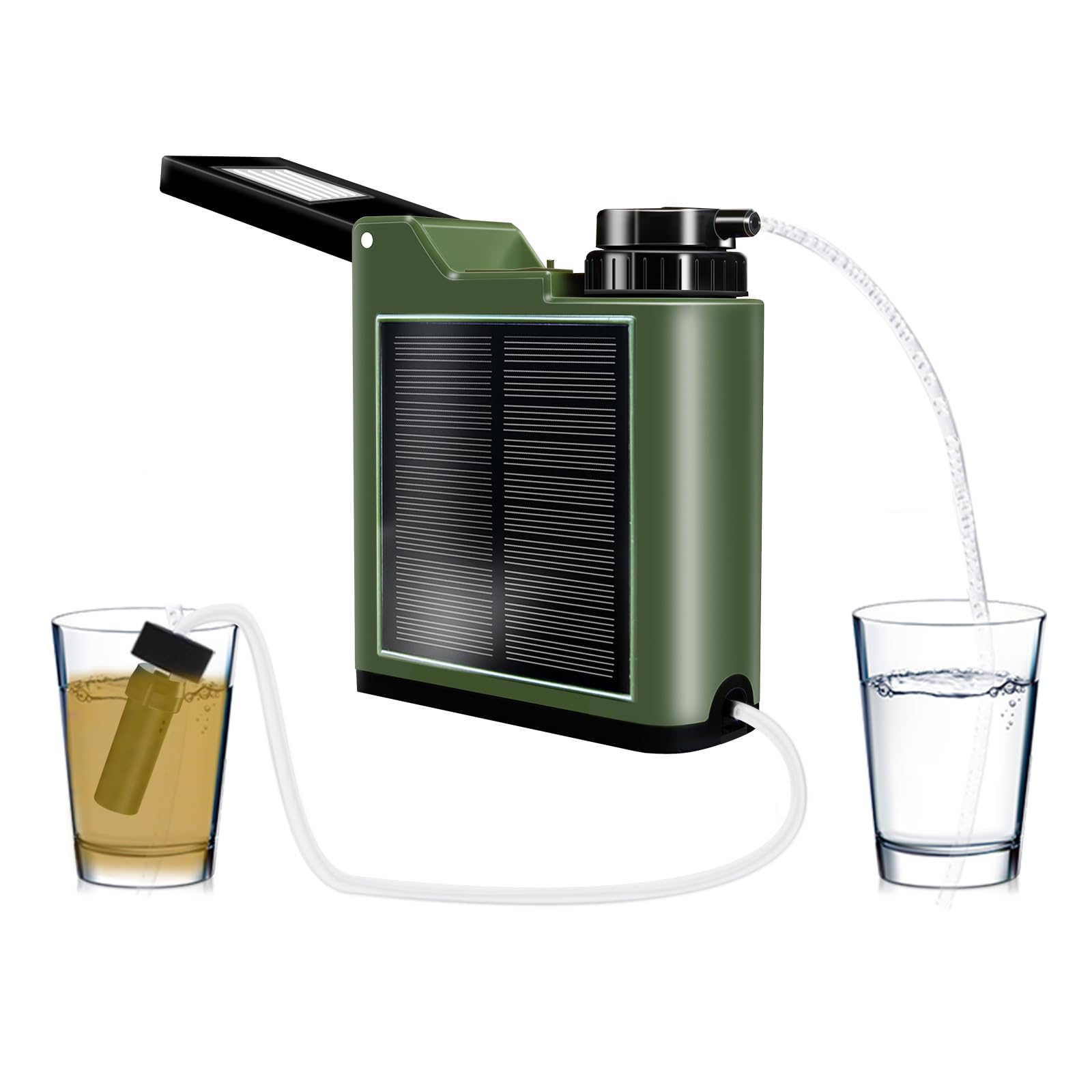 Camping Water Filter 3-in-1 Solar Water Filter With Hand Pump ...