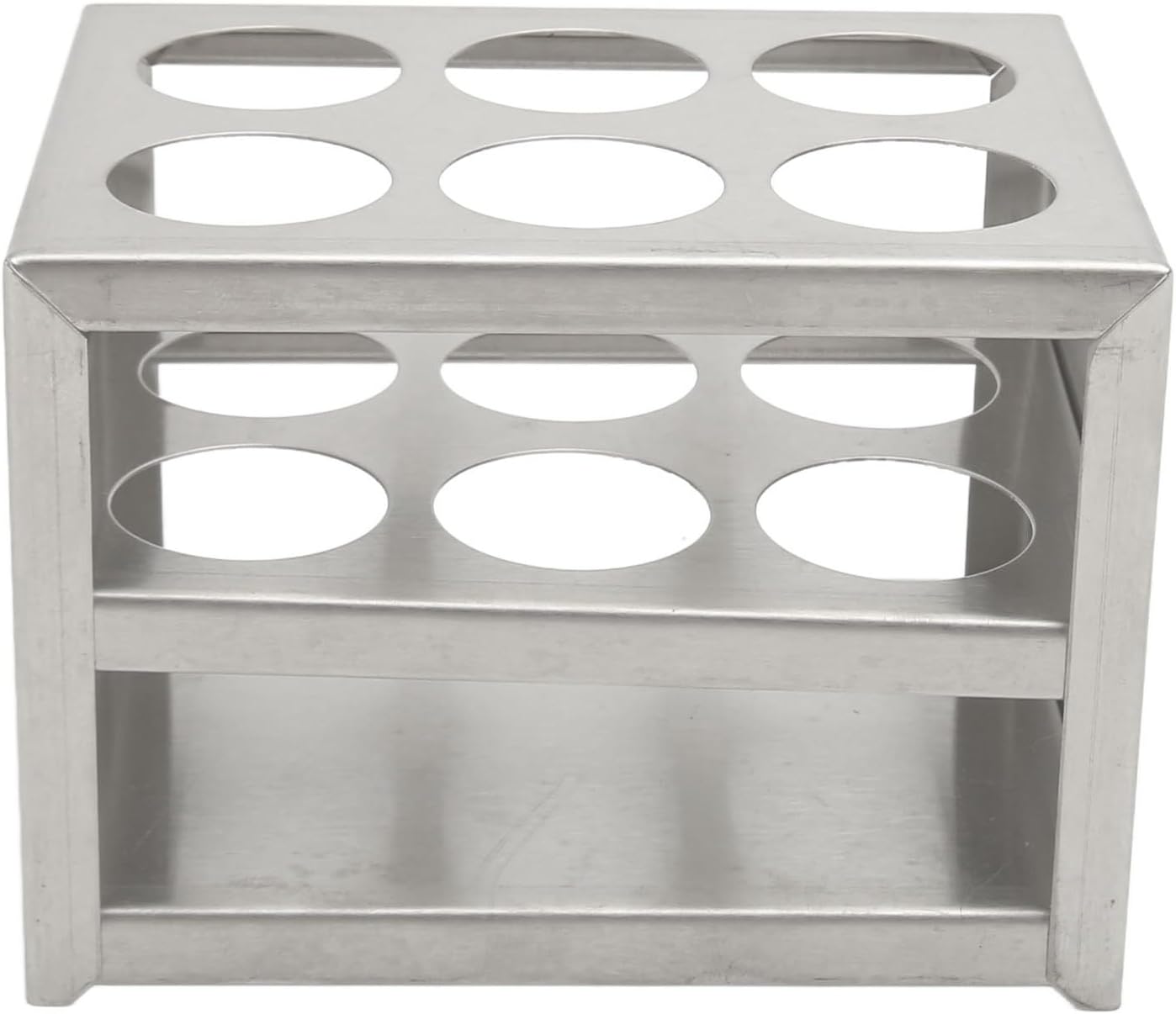 Fockety 6 Holes Test Tube Rack, 3 Tiers Stainless Steel Test Tube ...