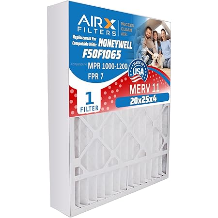 AIRX FILTERS WICKED CLEAN AIR. 20x25x4 Furnace Filter MERV 11 ...