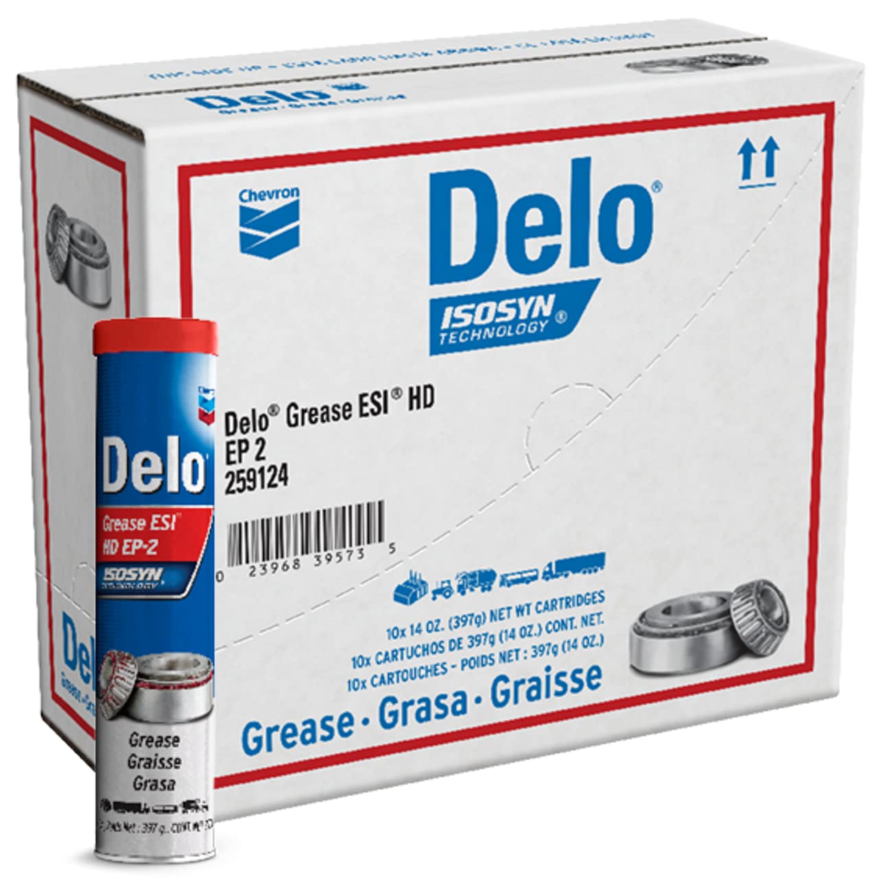 Amazon.com: Chevron Delo Grease ESI HD EP 2 paquete de 10 : Automotriz