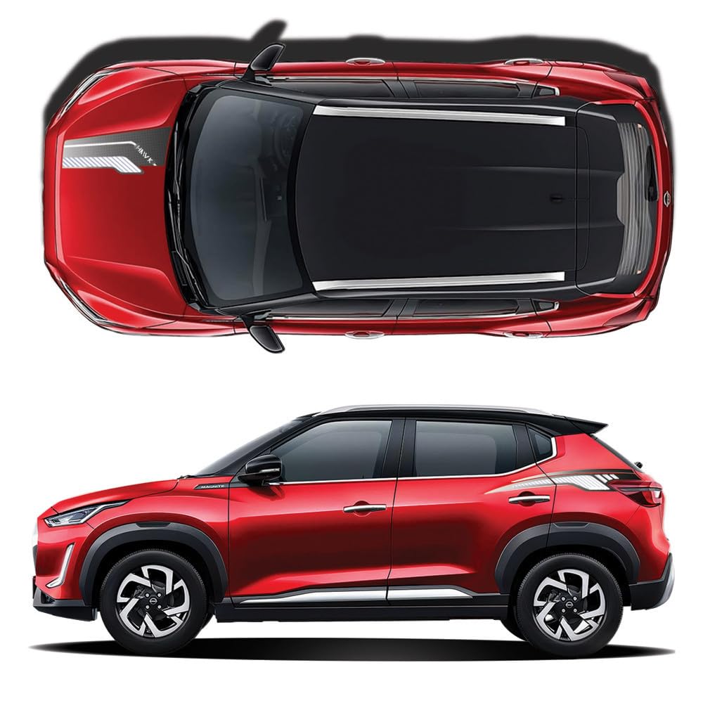 IDE AutoWorks | Car Sticker Hawk Edition Decal Made for Nissan Magnite ...