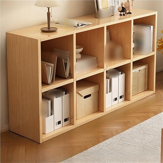 Amazon.com: Leewertyu Bookshelf, 2 Shelf Bookcase, Short Book Shelves ...