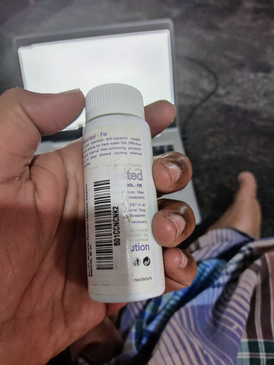 Buy Aquatic Remedies Paracidol Freshwater Aquarium Medicine, 60 ml ...