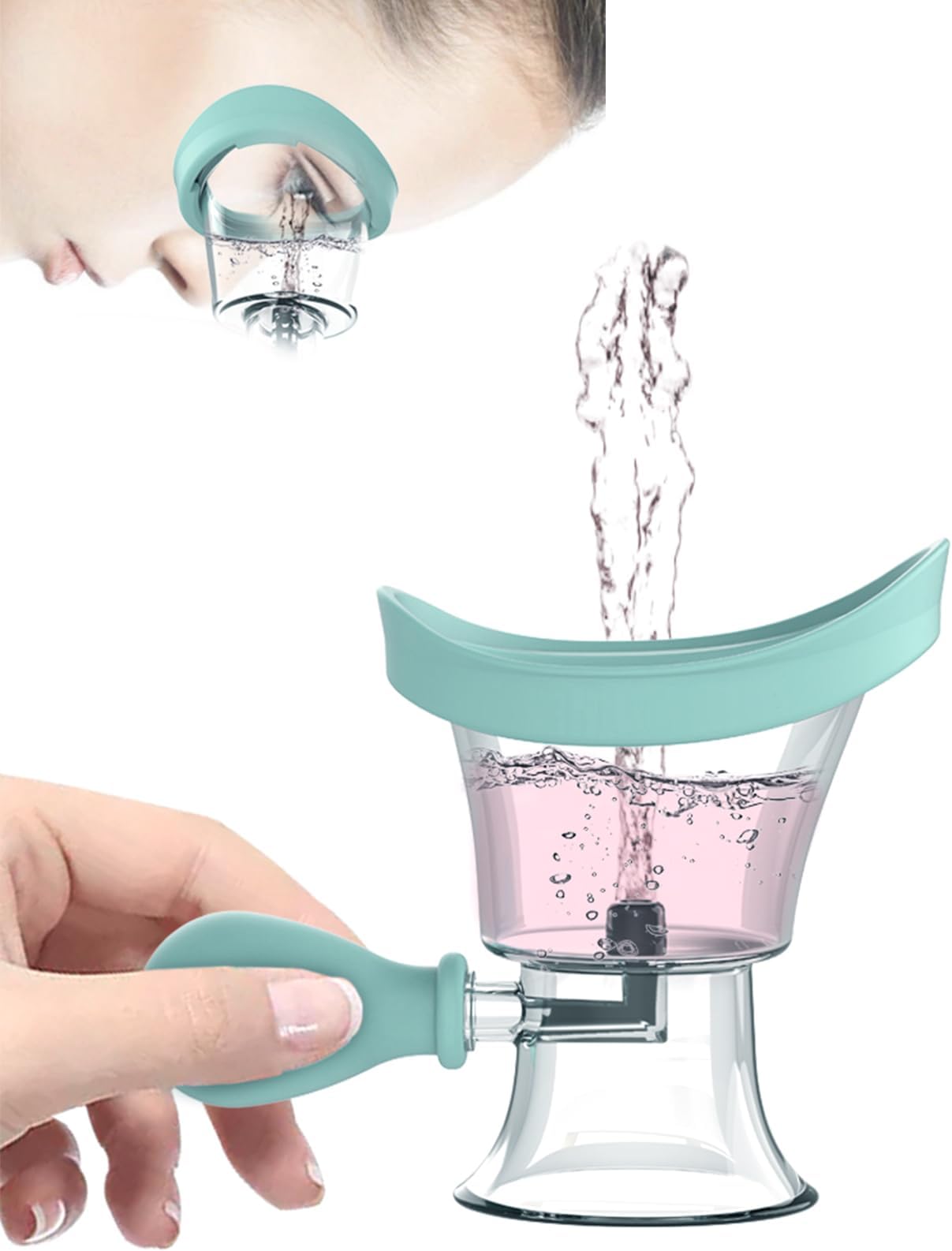 Amazon.com: Eye Wash Cup - Silicone Manual Air Pressure Eye Cleaning ...