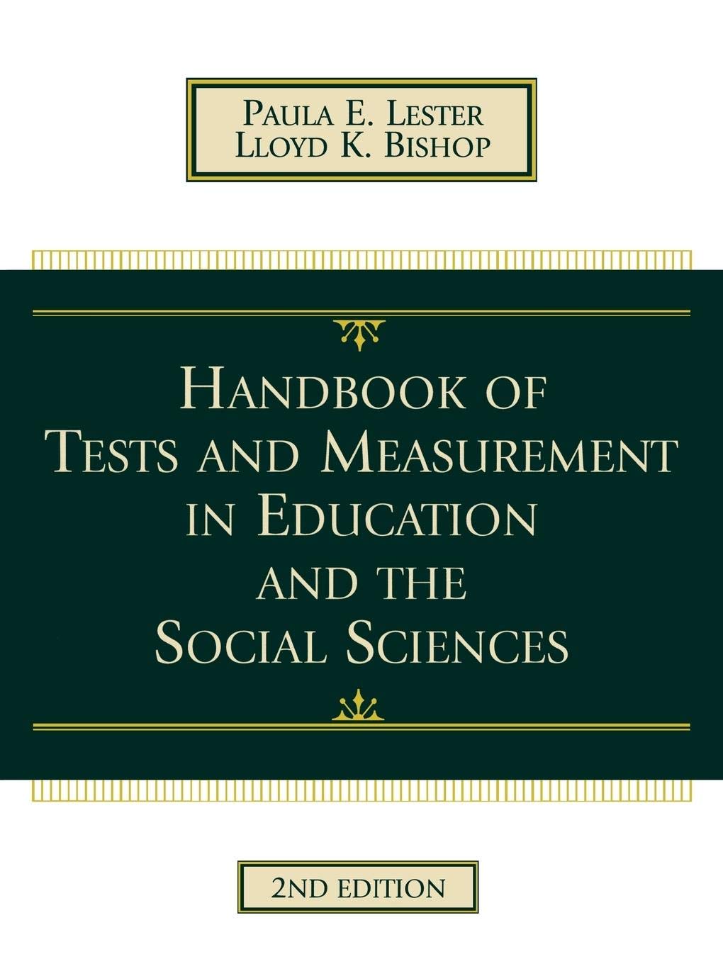 Handbook of Tests and Measurement in Education and the Social Sciences ...