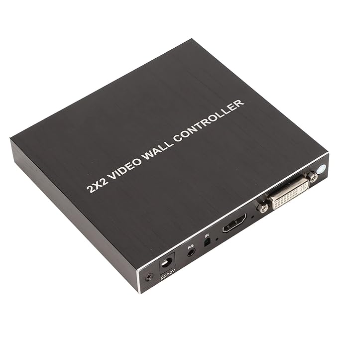 Buy 4 Channel Video Wall Controller, 2x2 TV Wall Controller, HDMI DVI ...