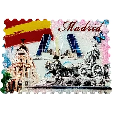Amazon.com: MADRID Spain Souvenir Collection 3D Fridge Refrigerator ...