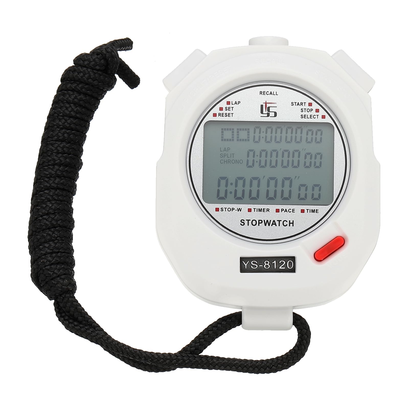 PATIKIL Sport Stopwatch Timer 120 Lap Memory, 0.01 Second Timing Stops ...