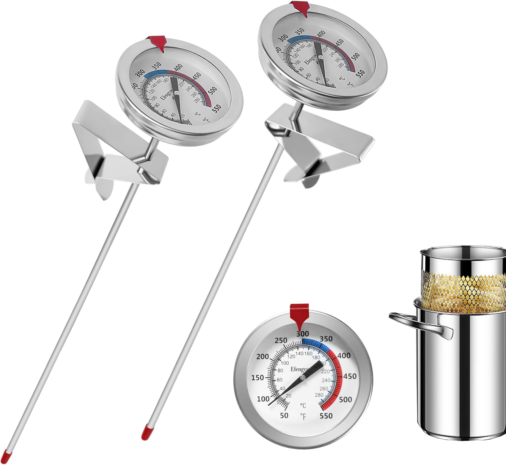 Amazon.com: Bayou Classic Stainless Steel Thermometer: Turkey Fryer ...