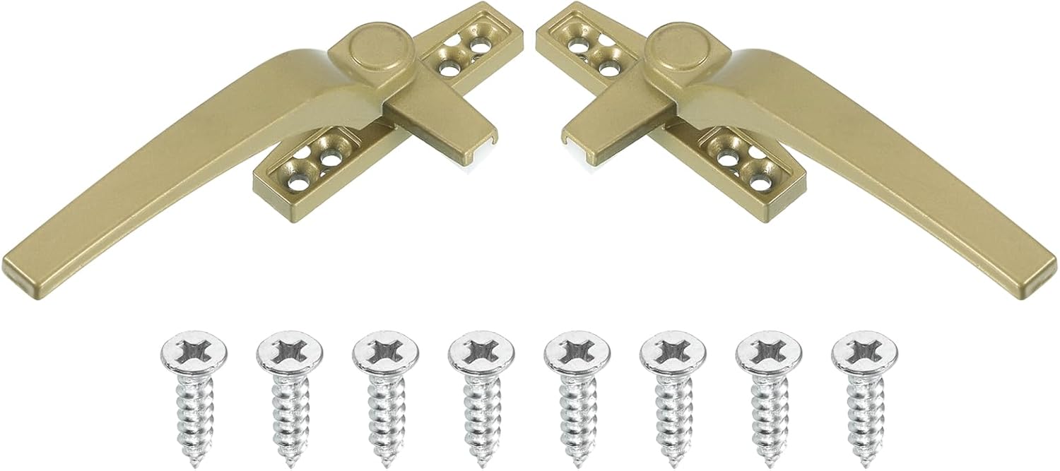 uxcell 2Pcs Casement Window Locking Handle, Zinc Alloy Locking Handle ...