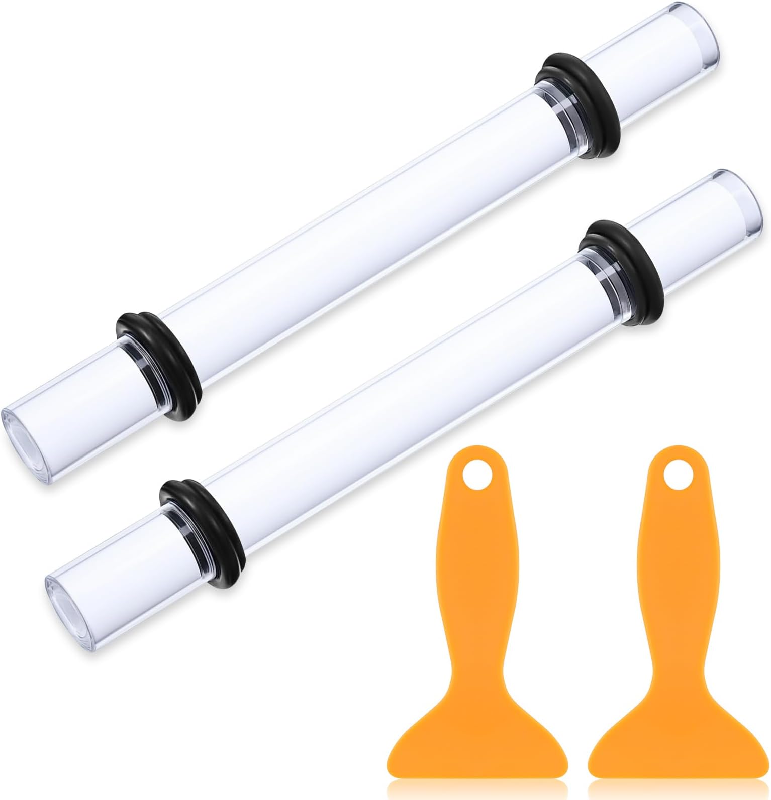 Amazon.com: 2 Pcs Polymer Clay Roller Tools, Acrylic Roller Clay ...