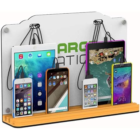 Amazon.com: KwikBoost Wall Mount Cell Phone Charging Shelf | Multi ...