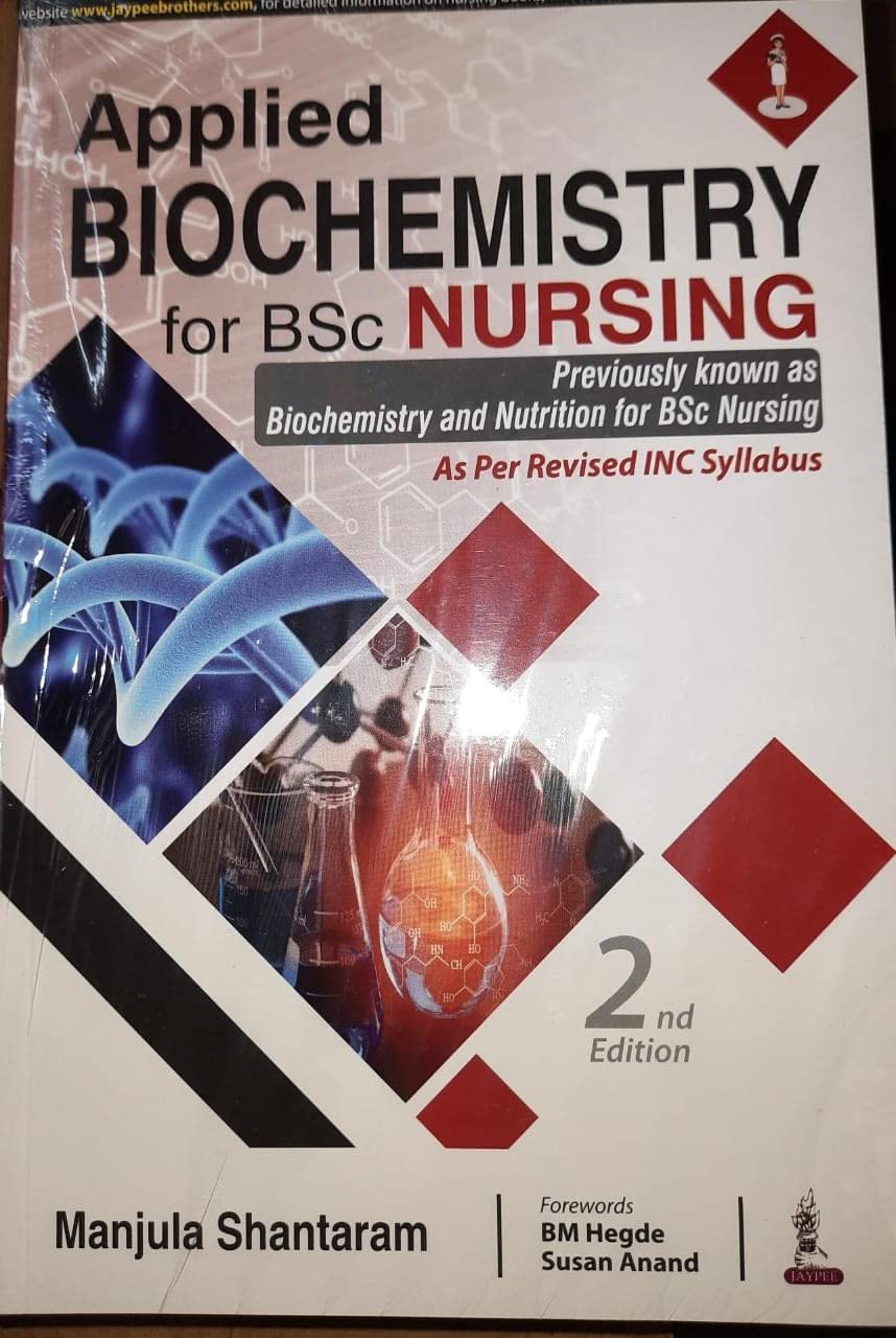 Applied Biochemistry for BSc Nursing: 9789390595426: Medicine & Health ...