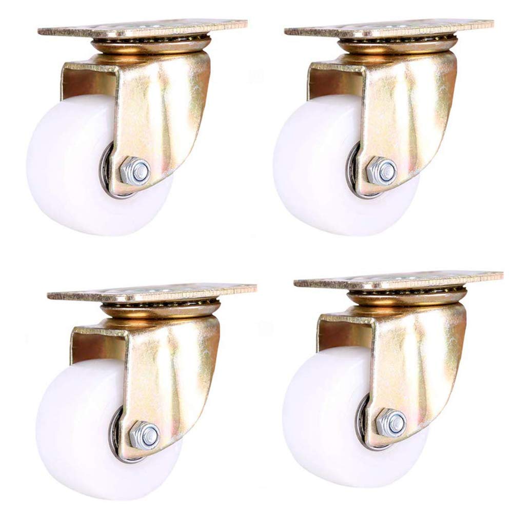Buy LQPHY 50mm Heavy Duty Castors Wheel Rubber Swivel Casters Wheels ...