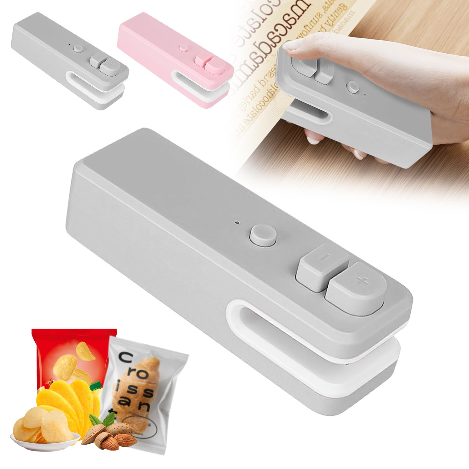 Amazon.com: Mini Bag Sealer, 2024 New 2 in 1 Bag Sealer and Cutter ...