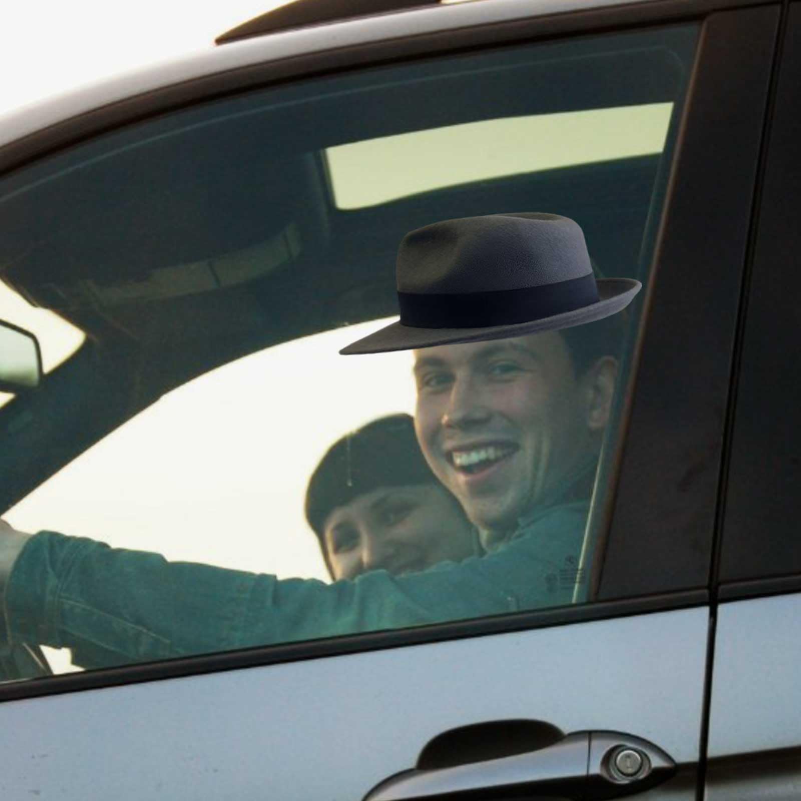 Snapklik.com : FWUNYVN Fedora Window Decal,Driving Fake