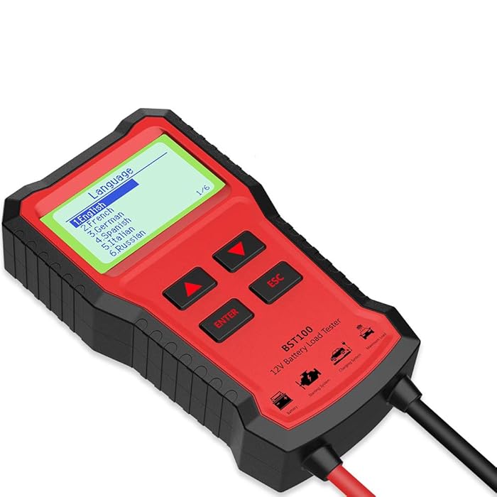 Buy Car Battery Charger Tester Analyzer, 12V 2000CCA Voltage Battery ...