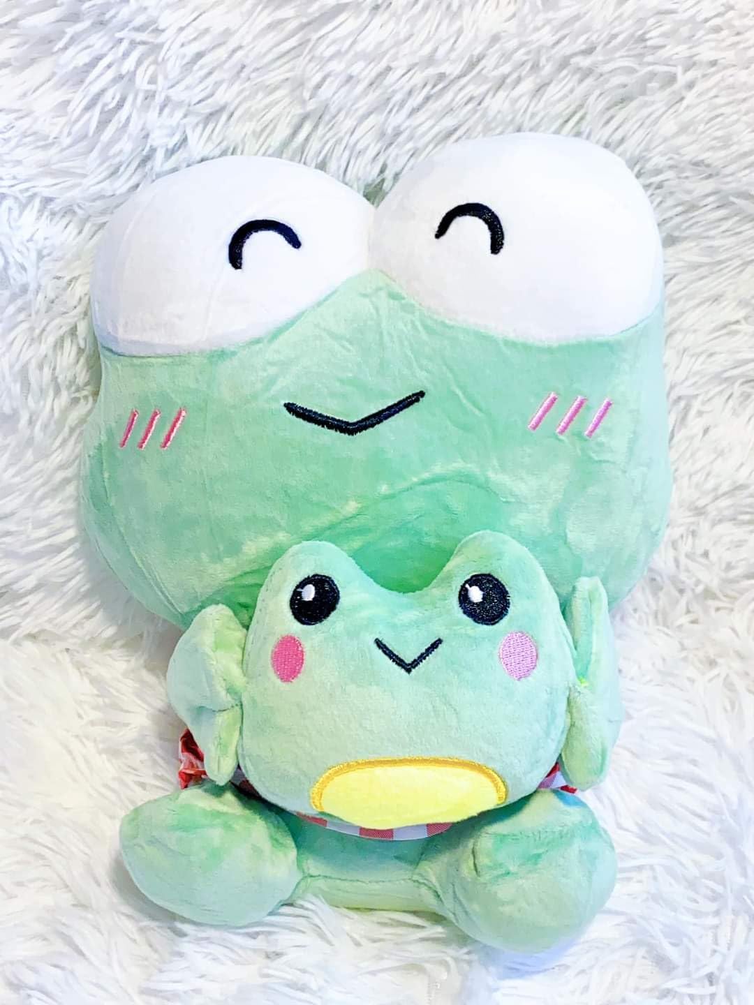 Amazon.com: 10 Inch Cute Frog Plush Toys, Kawaii Cartoon Stuffed ...
