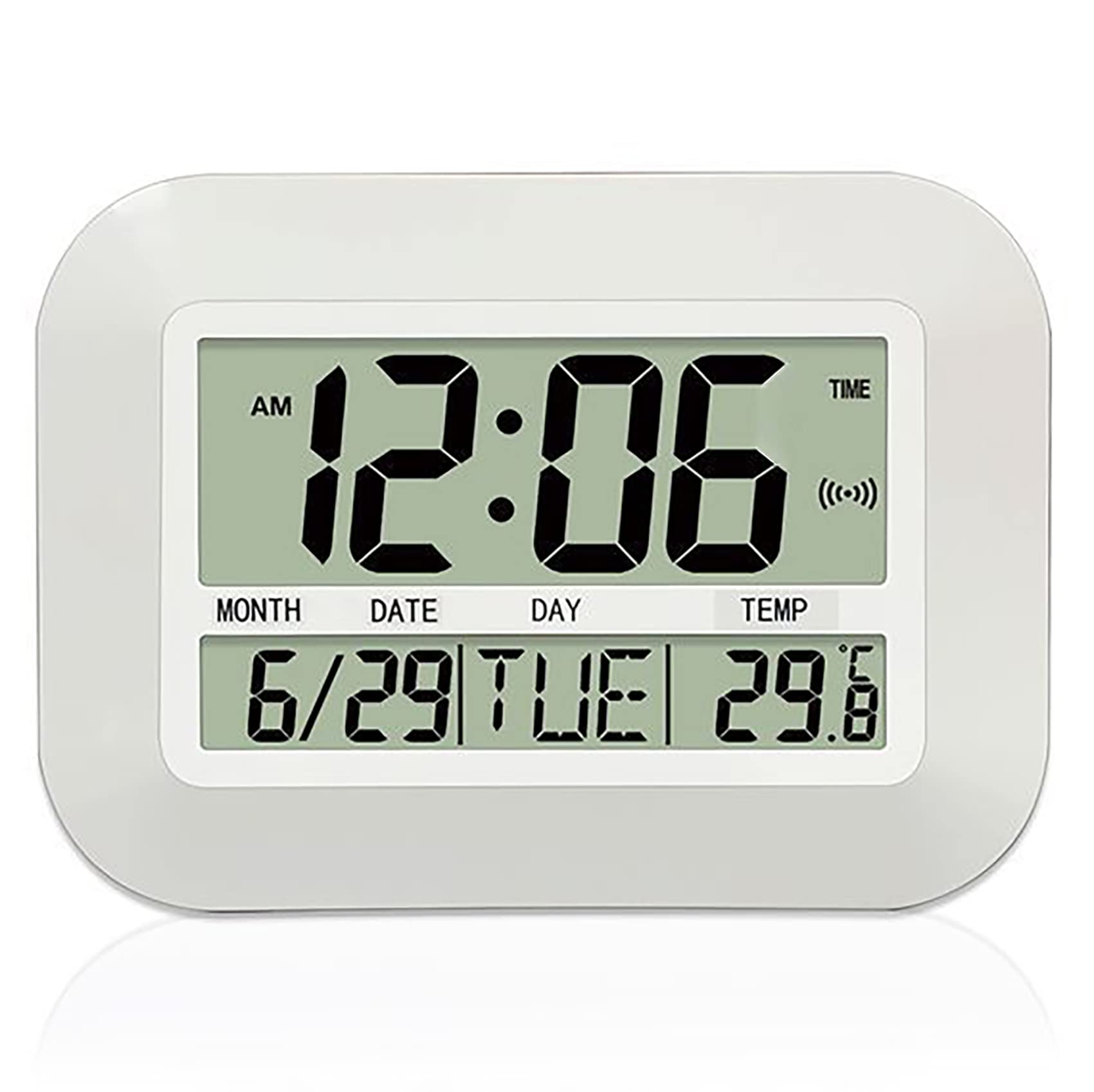 Digital Wall Clock, tunghey Digital Wall Clock Battery Operated Simple ...