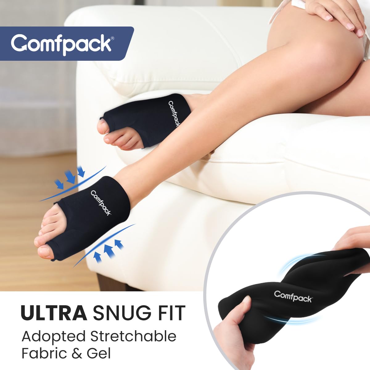 Snapklik.com : Foot Ice Pack Toe Wrap For Bunion, Plantar Fasciitis ...