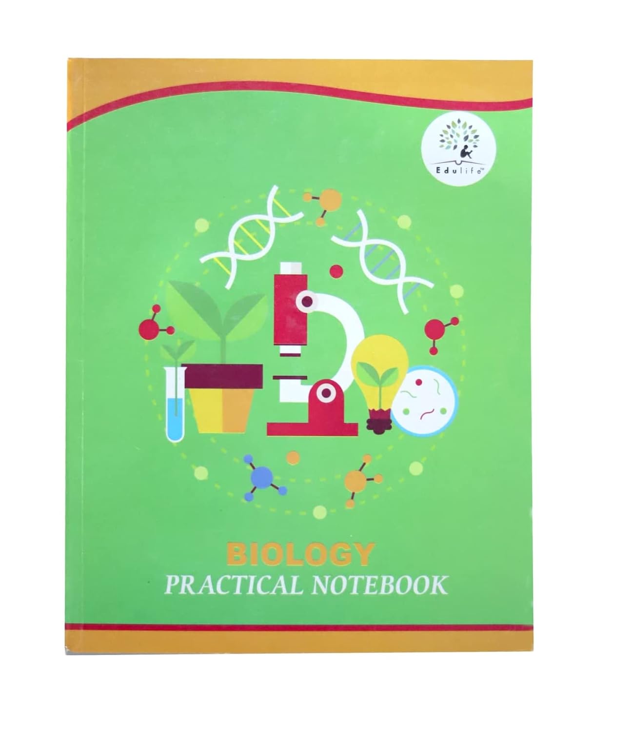 EDULIFE 903 Biology Pratical Notebook-22 cm X 28 cm | 200 Pages | Pack ...
