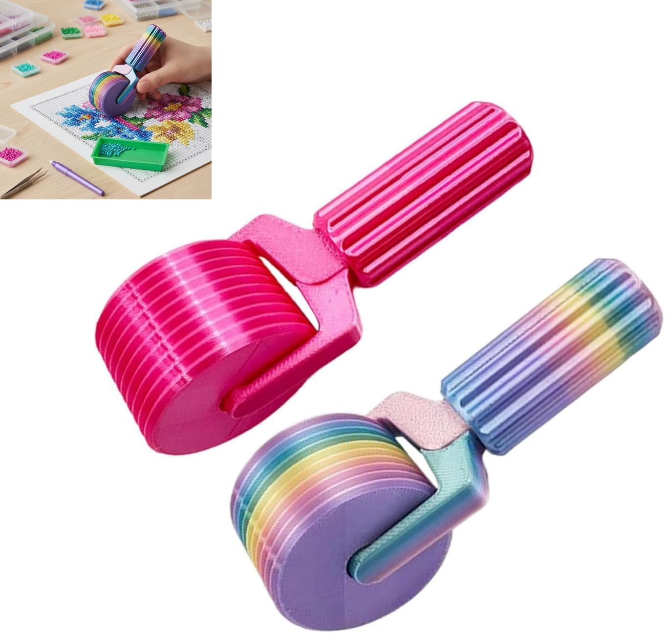 Amazon.com: Diamond Art Roller, Detachable Diamond Painting Roller Tool ...