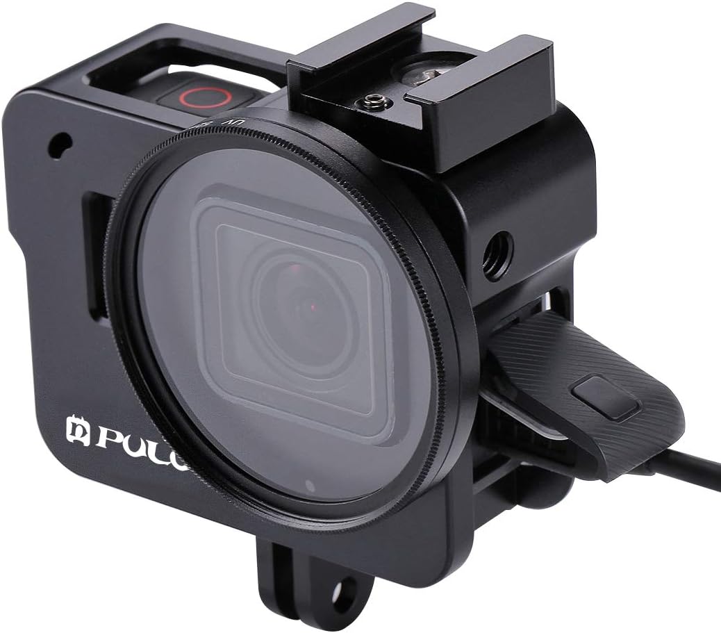 Amazon.com : PULUZ Aluminum Alloy Case for GoPro Hero 7 Black/New Hero ...