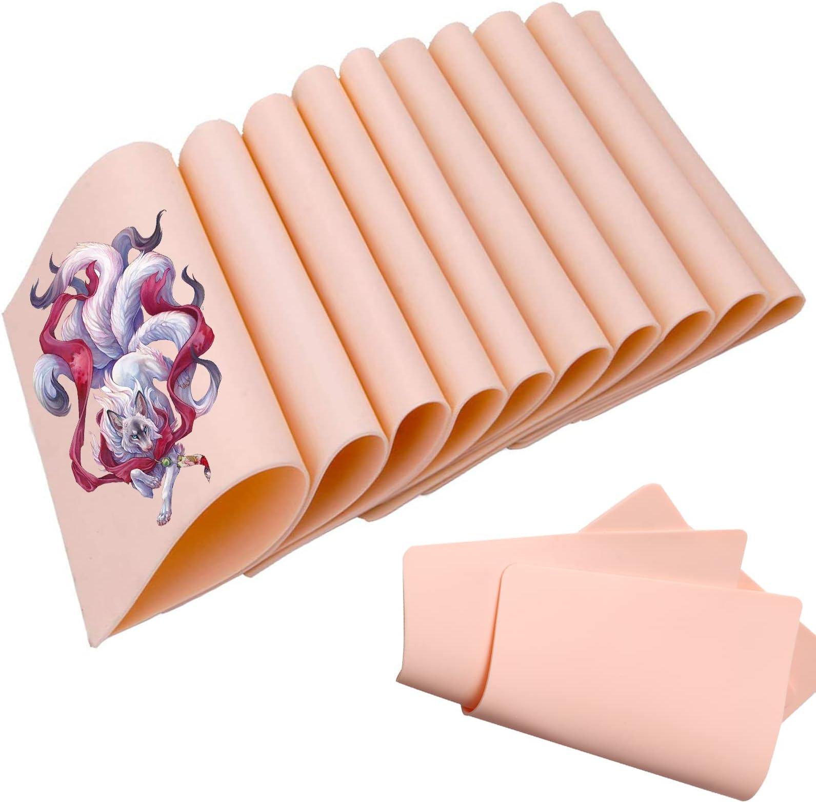 Amazon.com : Practice Skin Blank Tattoo Skin Practice Double Sides ...