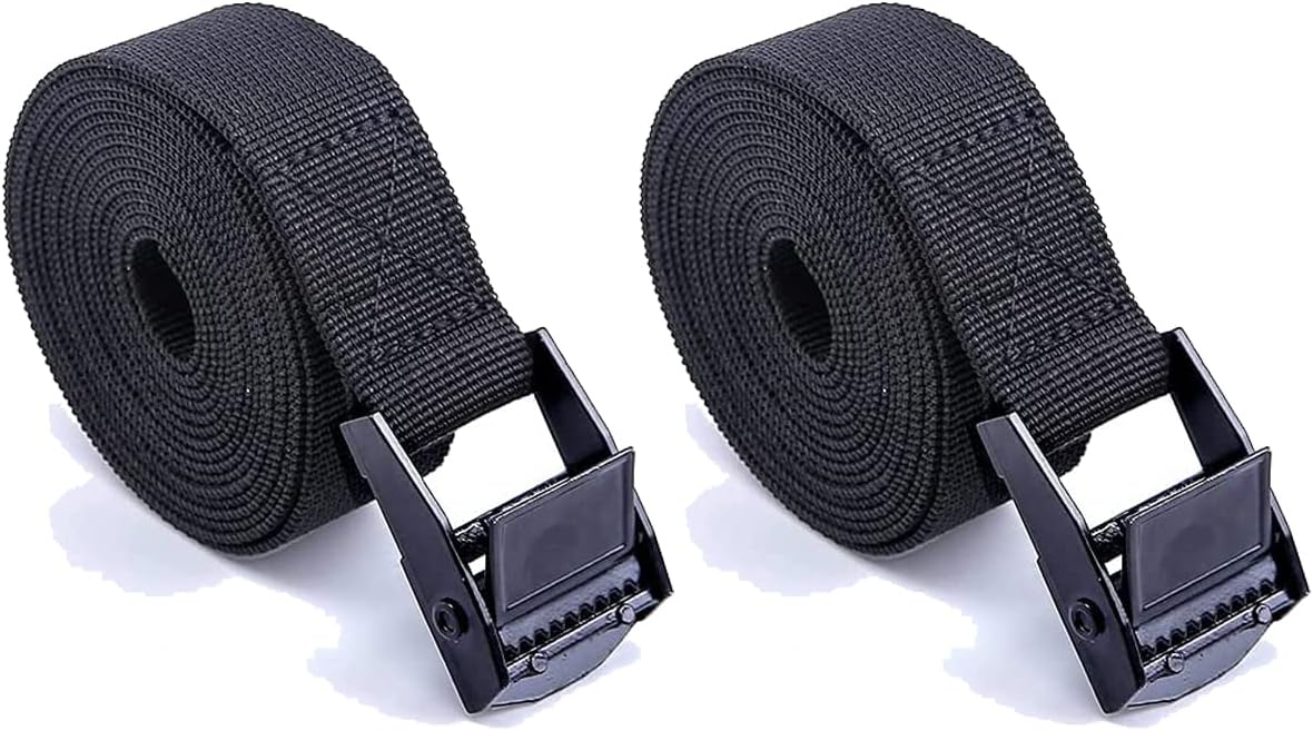 Amazon.com: Premium Tie Down Nylon Strap - 2Pcs Cam Buckle Tie Down ...