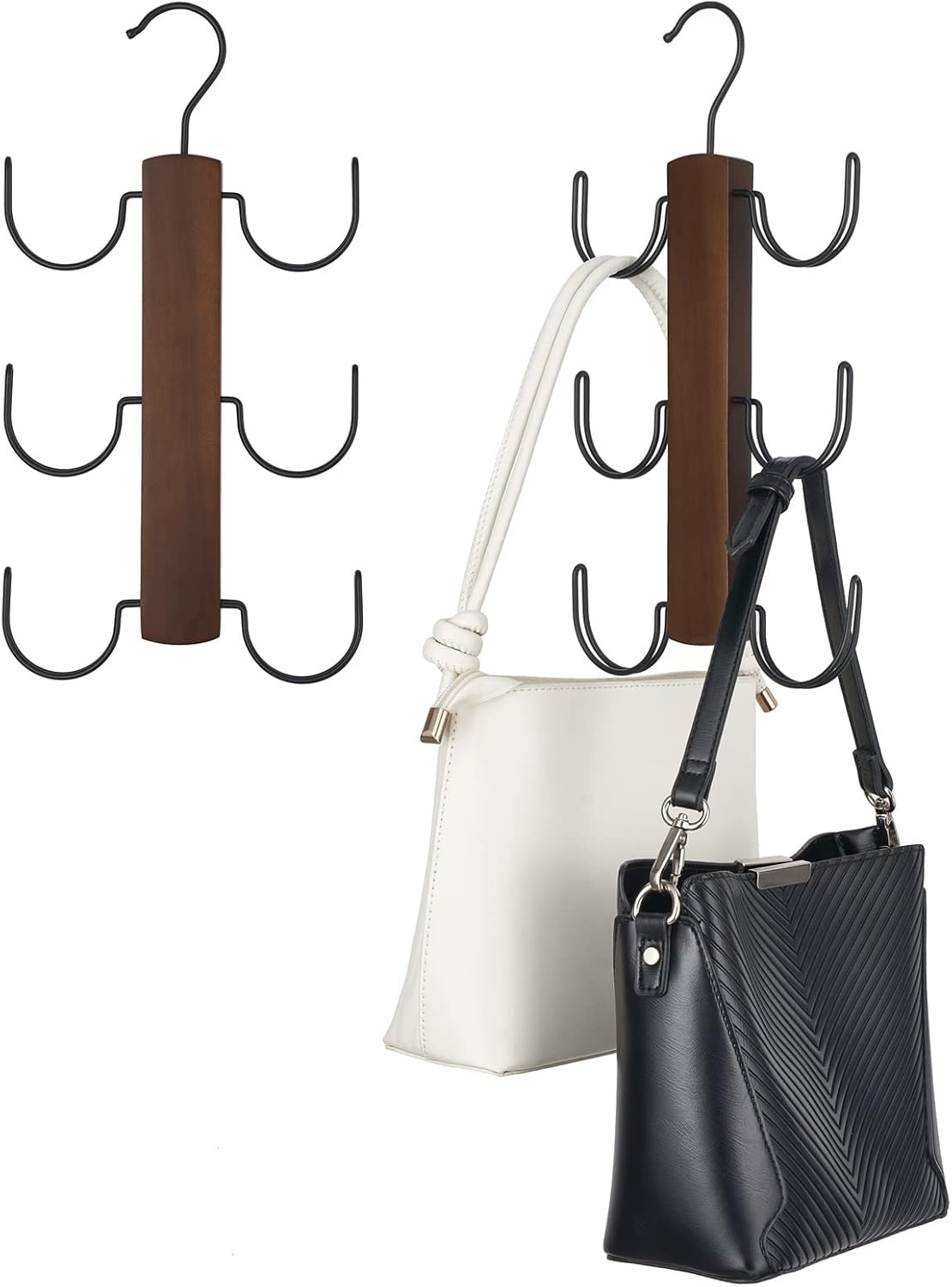Amazon.com: Mkono Purse Hanger Organizer for Closet, 2 Pack Bag Holder ...