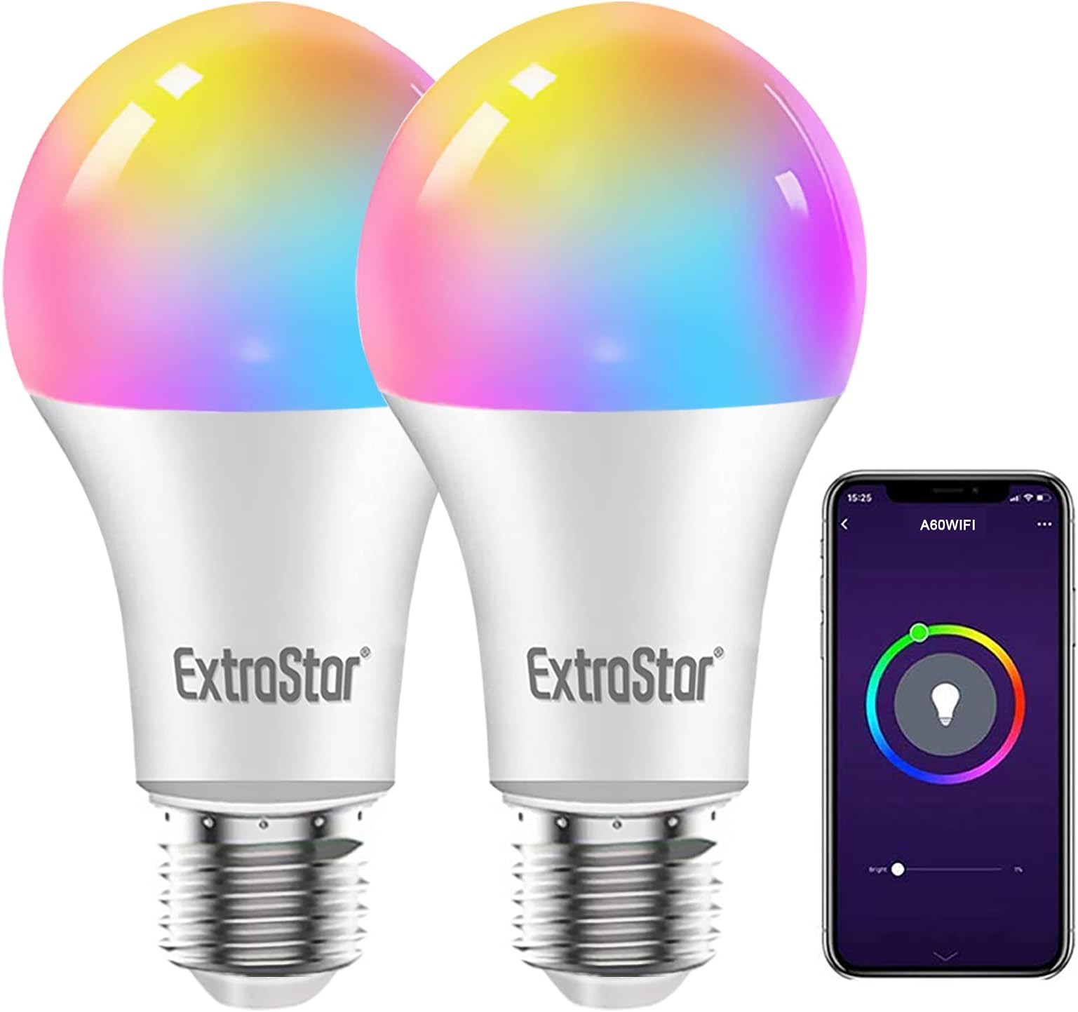 EXTRASTAR Lampadine Smart intelligenti Led E27 WiFi, 10W 1000Lm Luci ...
