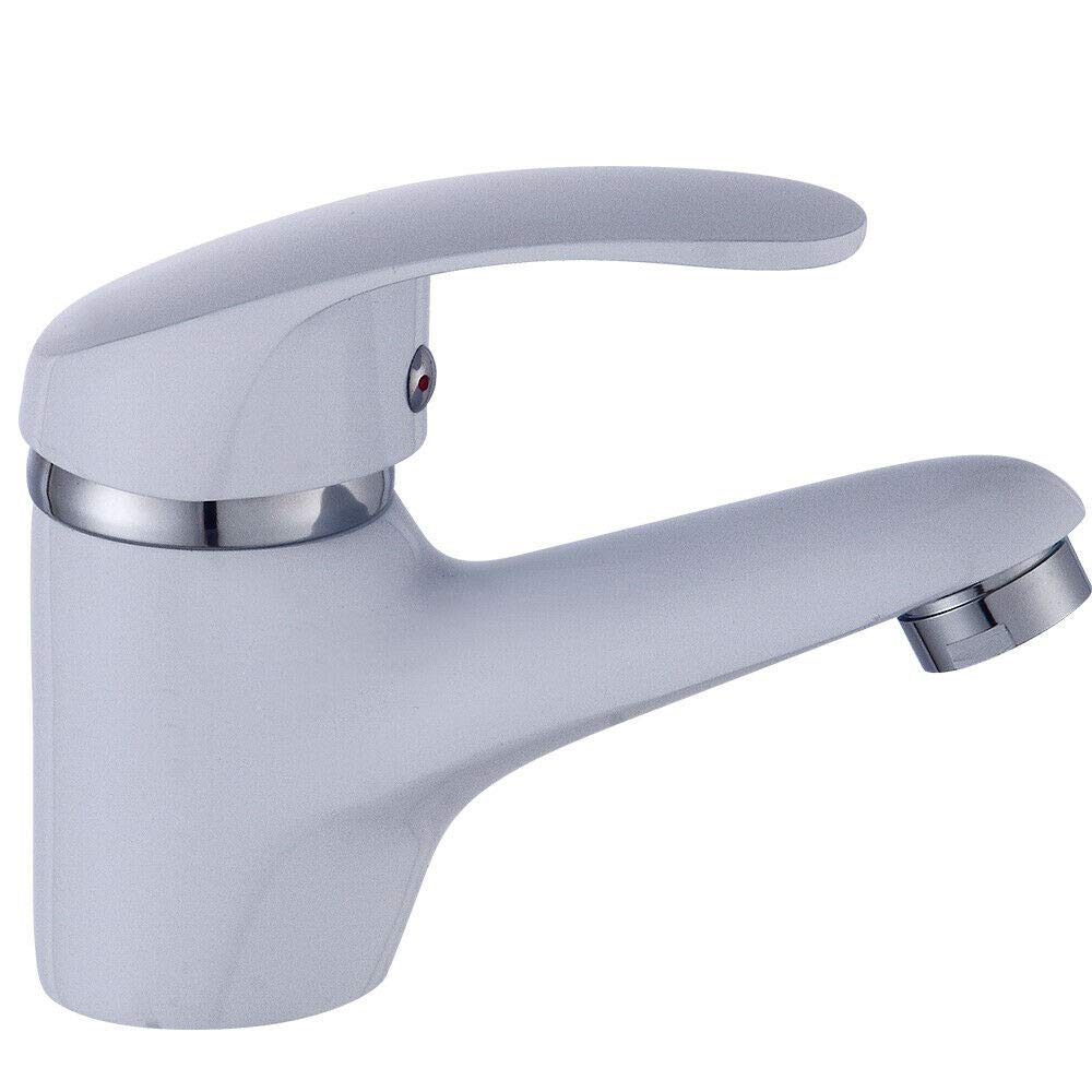 White Bathroom Taps