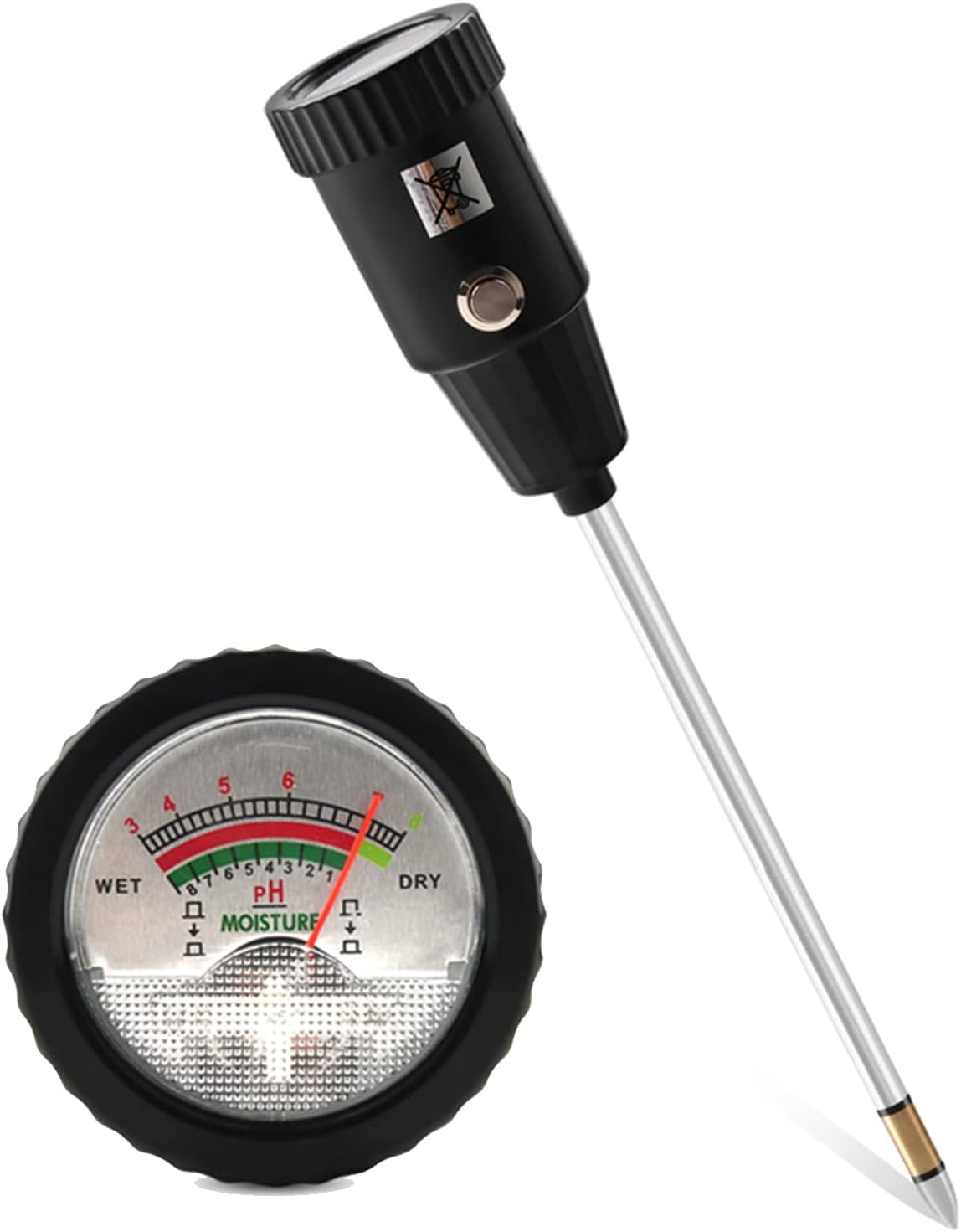 Amazon.com: 2 in 1 Soil Moisture Tester, diymore 3-8pH Soil PH Meter ...