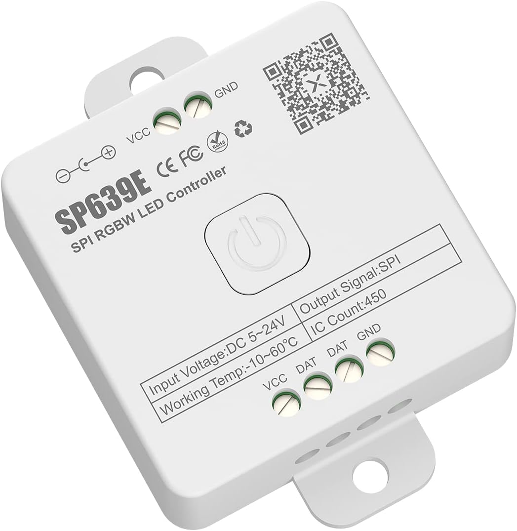 BTF-LIGHTING SP639E SPI RGBW 2.4Ghz Bluetooth LED Controller Compatible ...