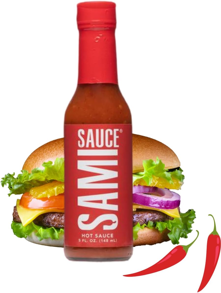 Amazon.com : Sami Hot Sauce Red - Irresistible Vegan & Gluten-Free ...