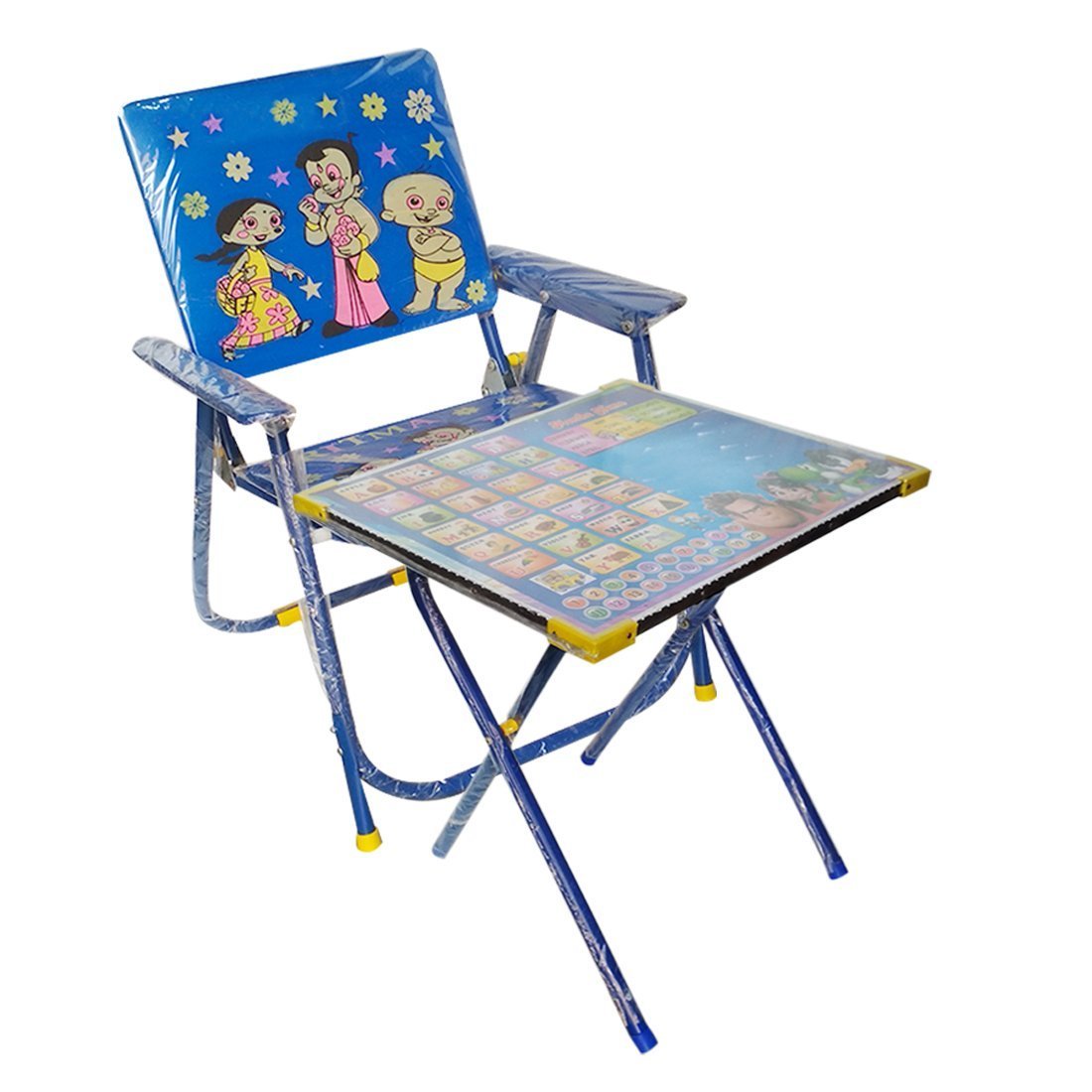Shivaay Trading Kids STUDY TABLE CHAIR SET Blue Metel Desk And Chair shivaay-trading-kids-study-table-chair-set-blue-metel-desk-and-chair